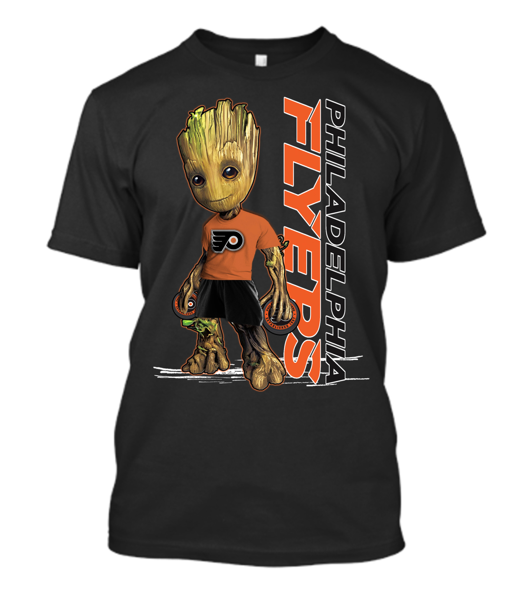 Philadelphia Flyers Groot Hockey Fan T-Shirt
