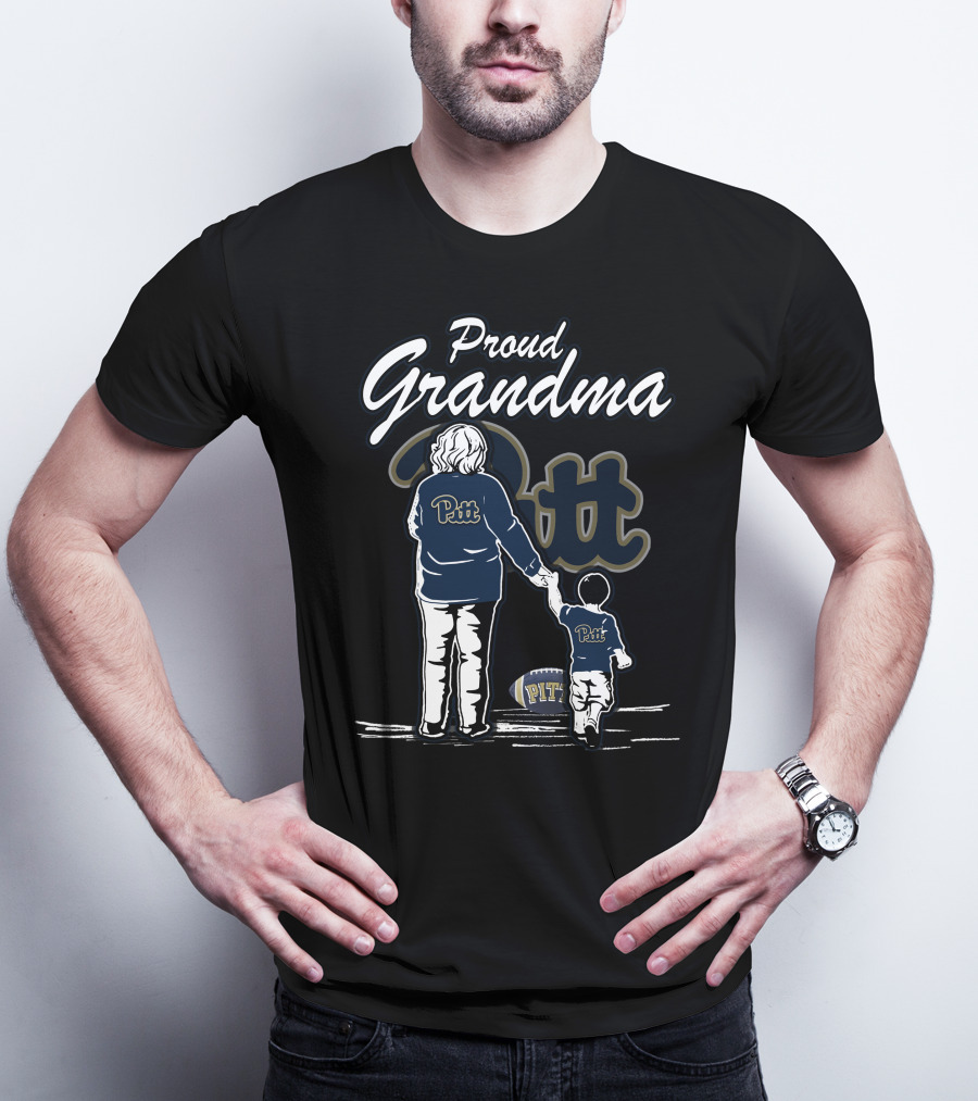 Proud Grandma Pitt Panthers Football Family T-Shirt