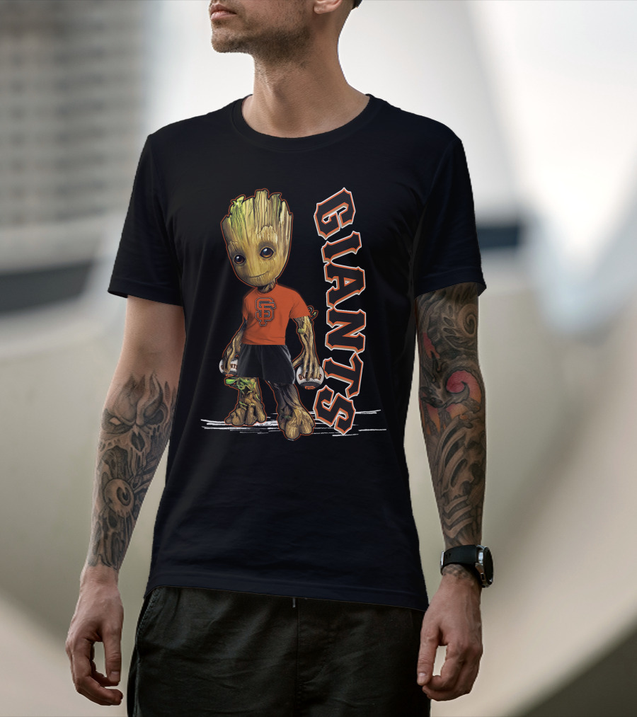 Groot San Francisco Giants Baseball Character Fan T-Shirt