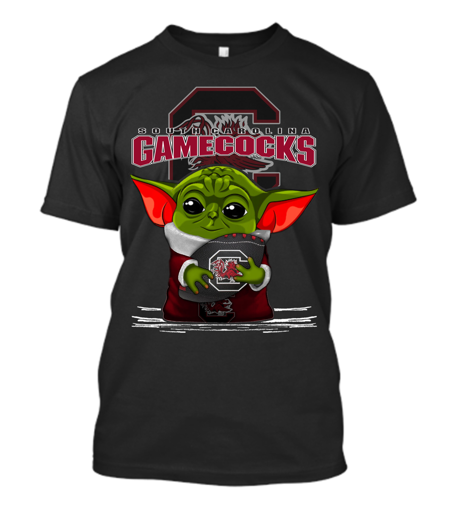 South Carolina Gamecocks Yoda Football Fan T-Shirt