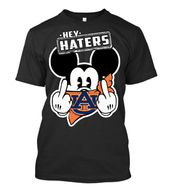 Hey Haters Mickey Mouse Auburn Tigers T-Shirt