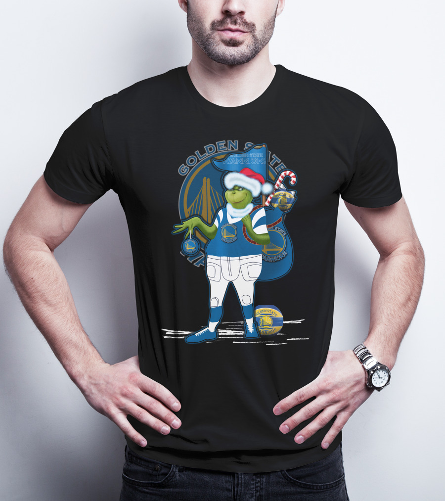 Golden State Warriors Grinch Christmas Special Edition T-Shirt