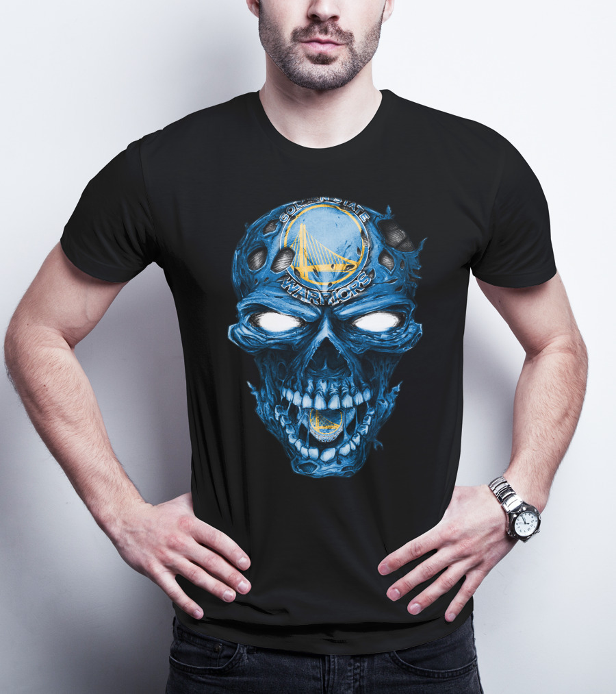 Skull Golden State Warriors NBA T-Shirt