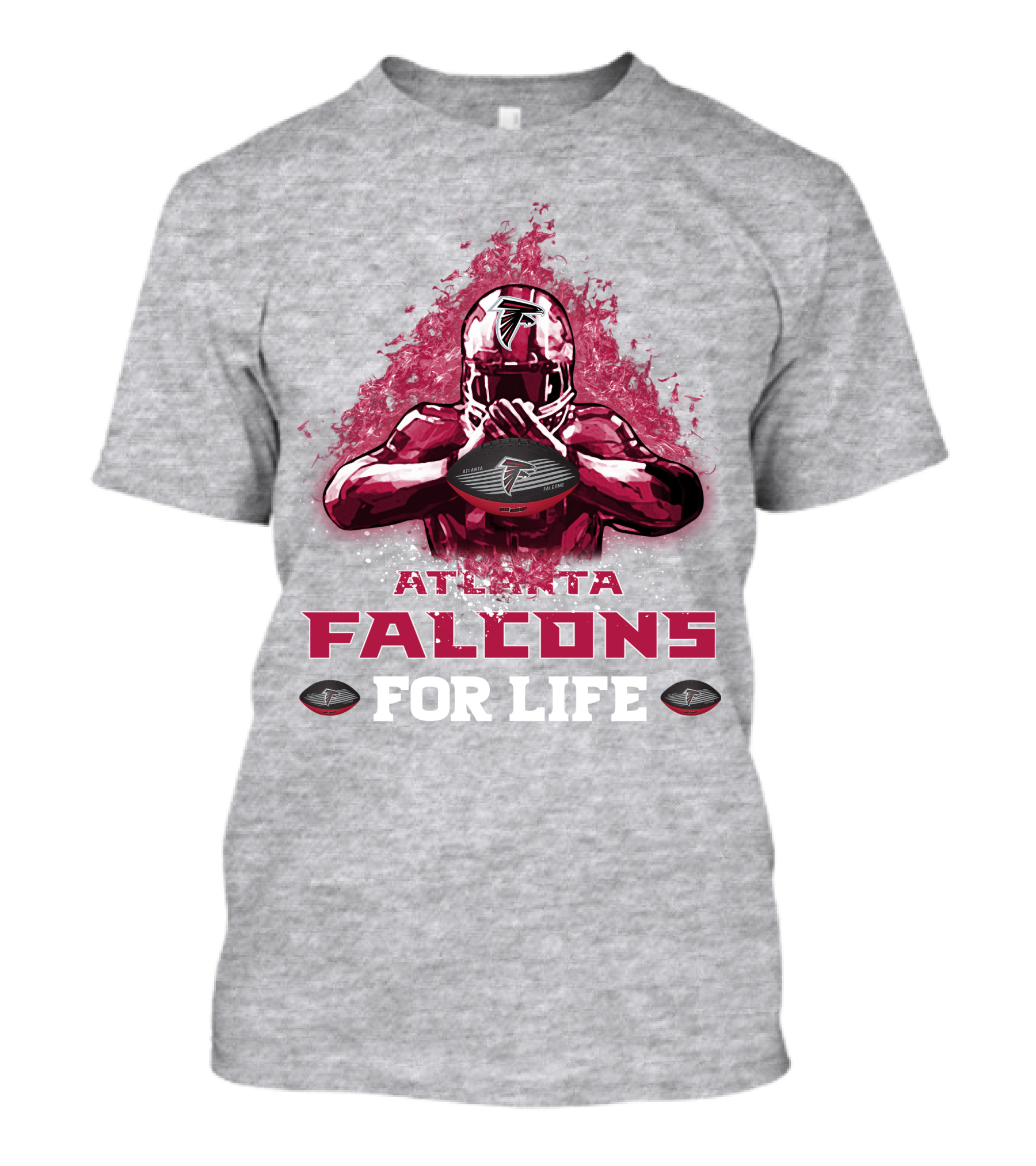 Atlanta Falcons For Life Football Player Armor T-Shirt