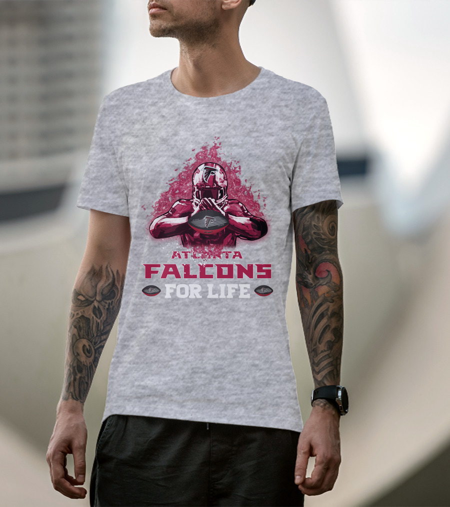 Atlanta Falcons For Life Football Player Armor T-Shirt