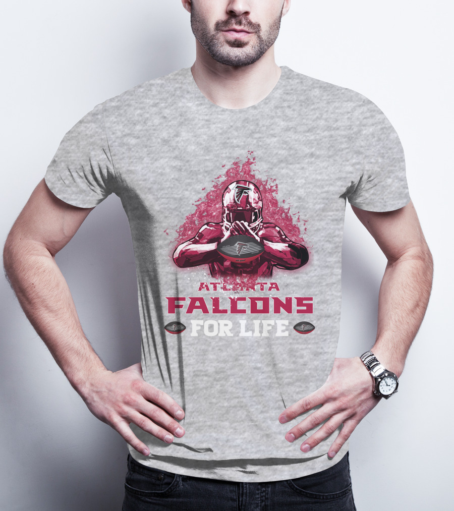 Atlanta Falcons For Life Football Player Armor T-Shirt