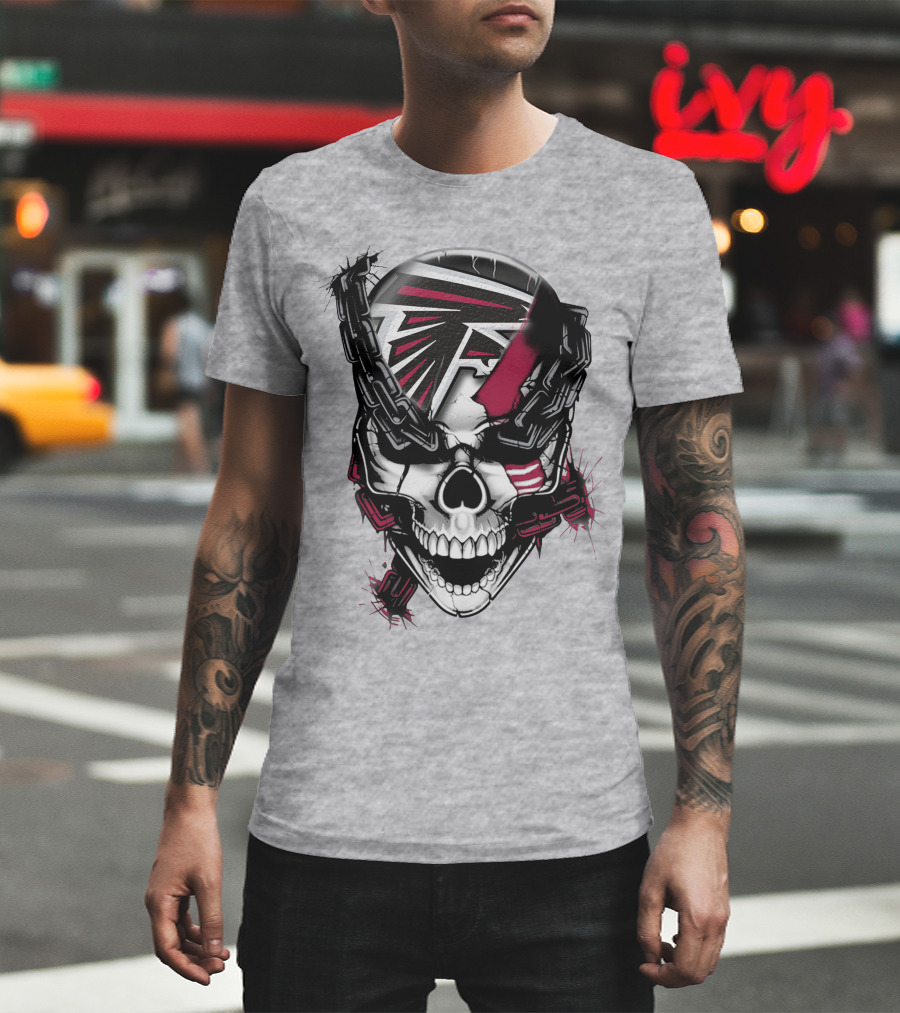 Atlanta Falcons Skull Chain T-Shirt