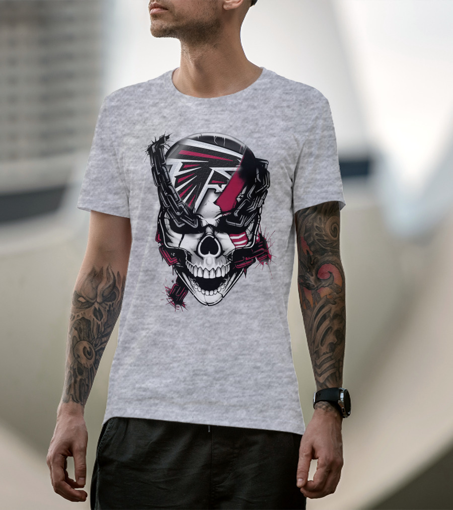 Atlanta Falcons Skull Chain T-Shirt