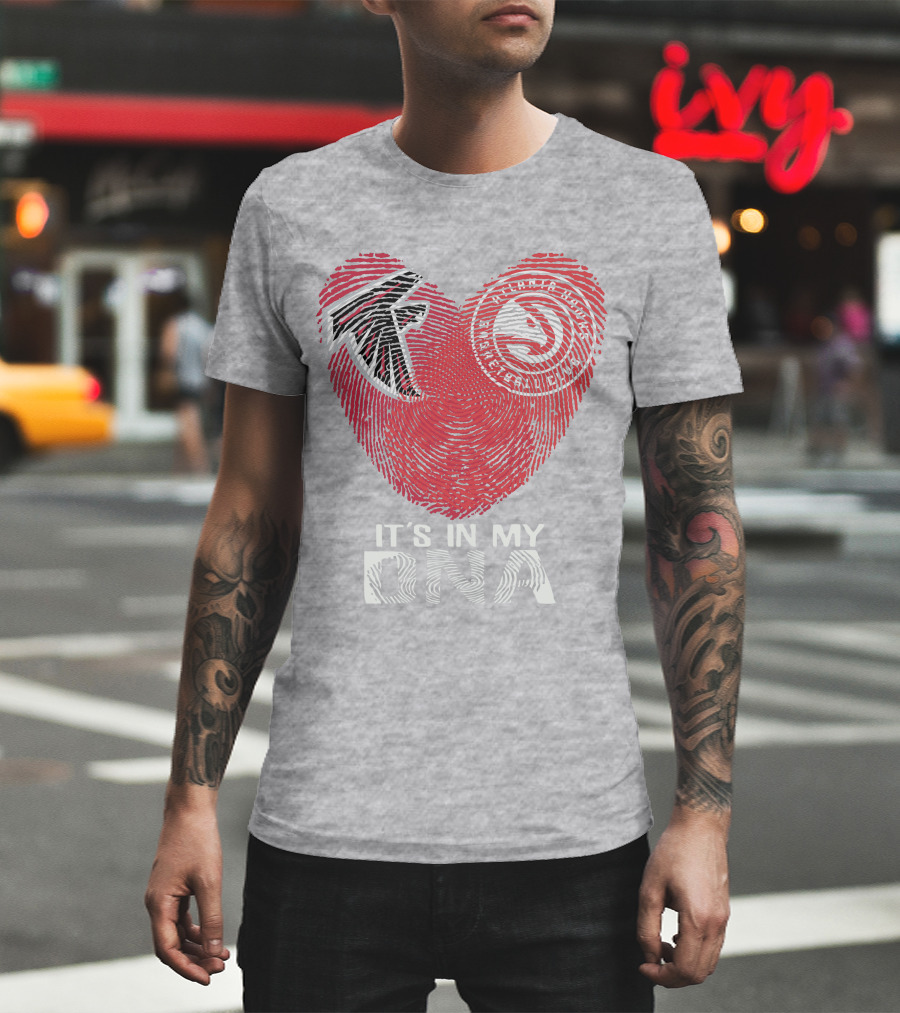 Atlanta Falcons It's In My Dna Heart T-Shirt