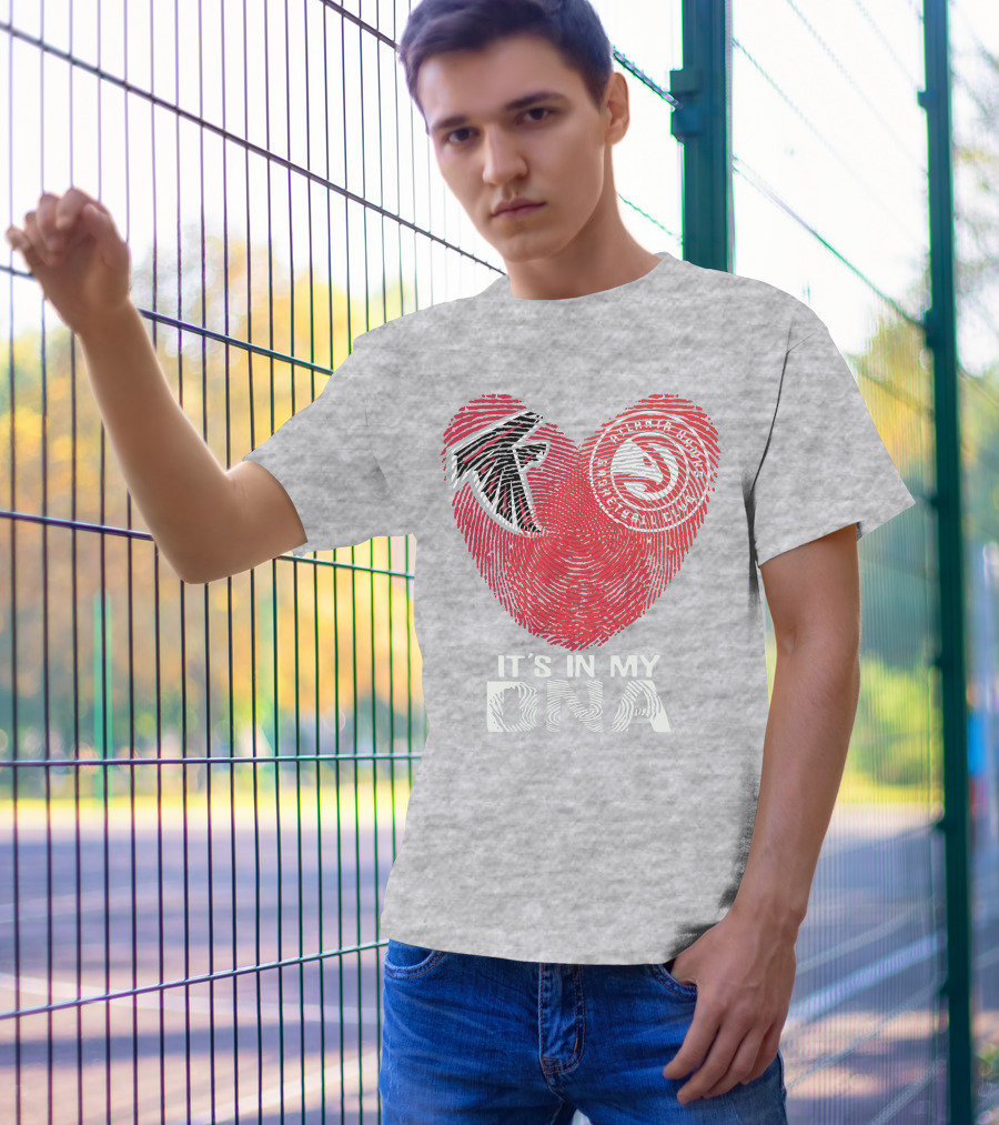 Atlanta Falcons It's In My Dna Heart T-Shirt