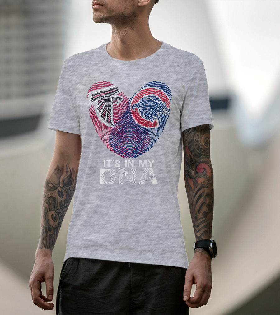 Atlanta Falcons Chicago Cubs It's In My Dna T-Shirt