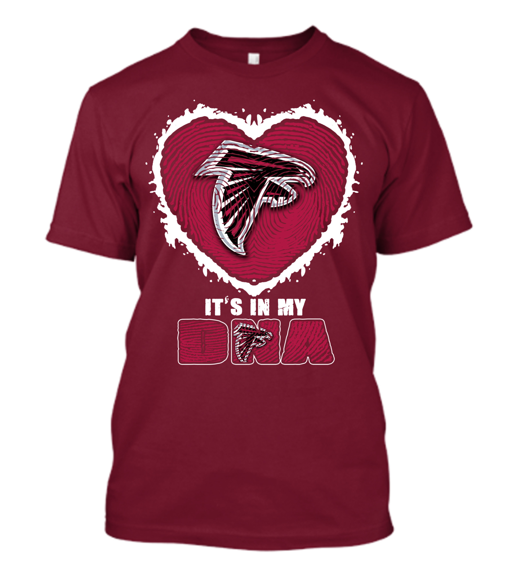 Atlanta Falcons Heart It's In My Dna T-Shirt