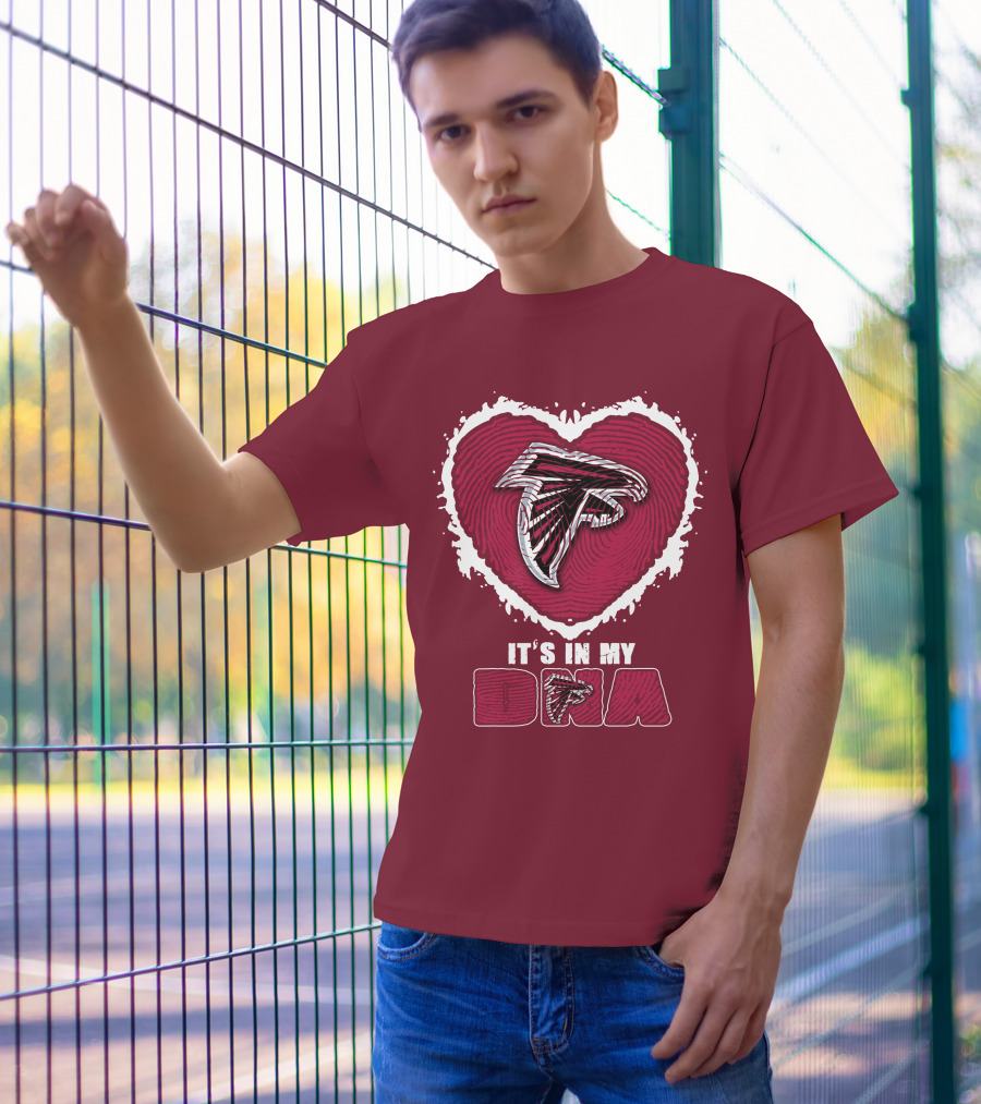 Atlanta Falcons Heart It's In My Dna T-Shirt