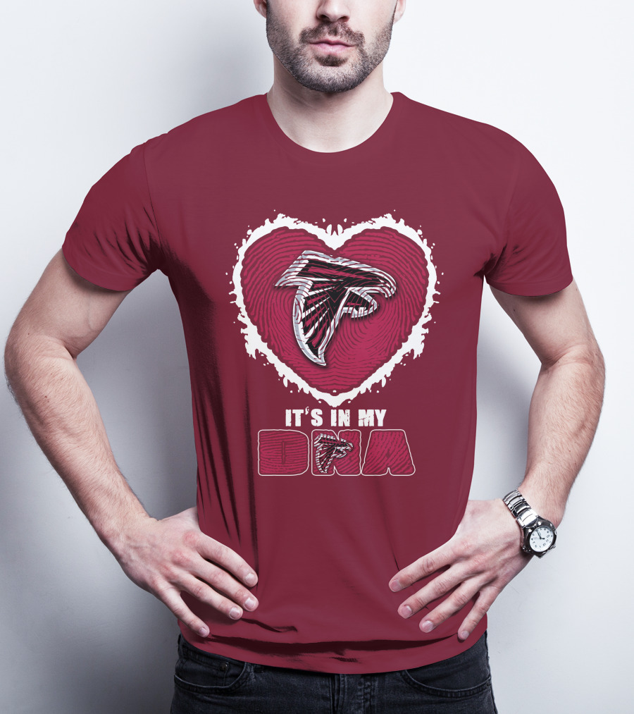 Atlanta Falcons Heart It's In My Dna T-Shirt