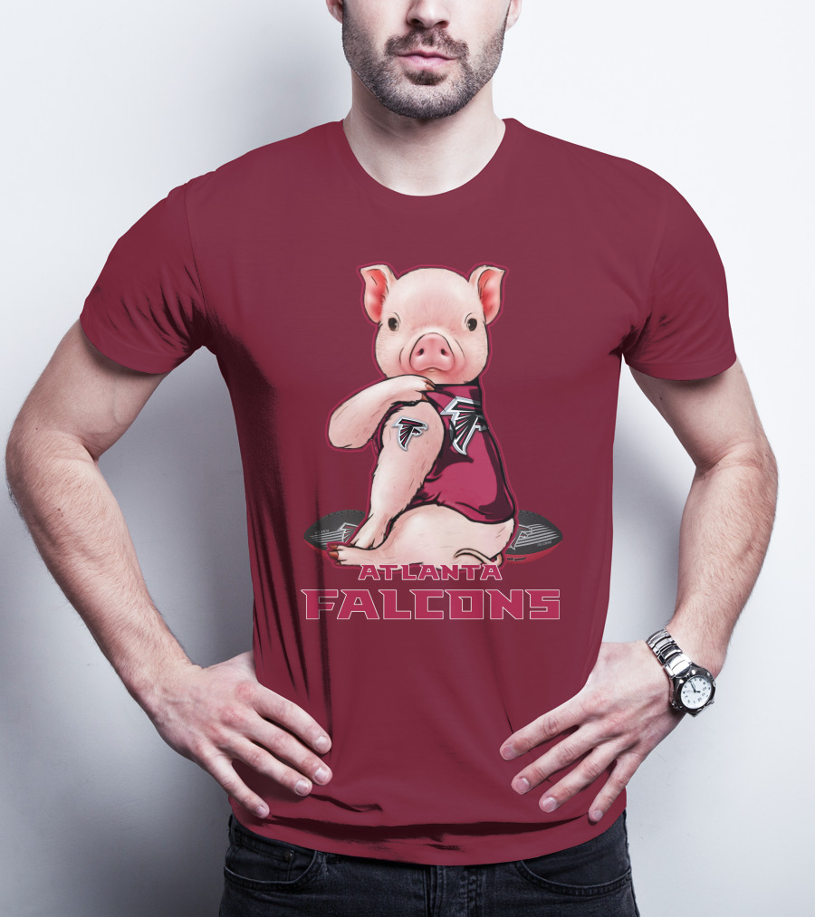 Atlanta Falcons Pig Mascot T-Shirt
