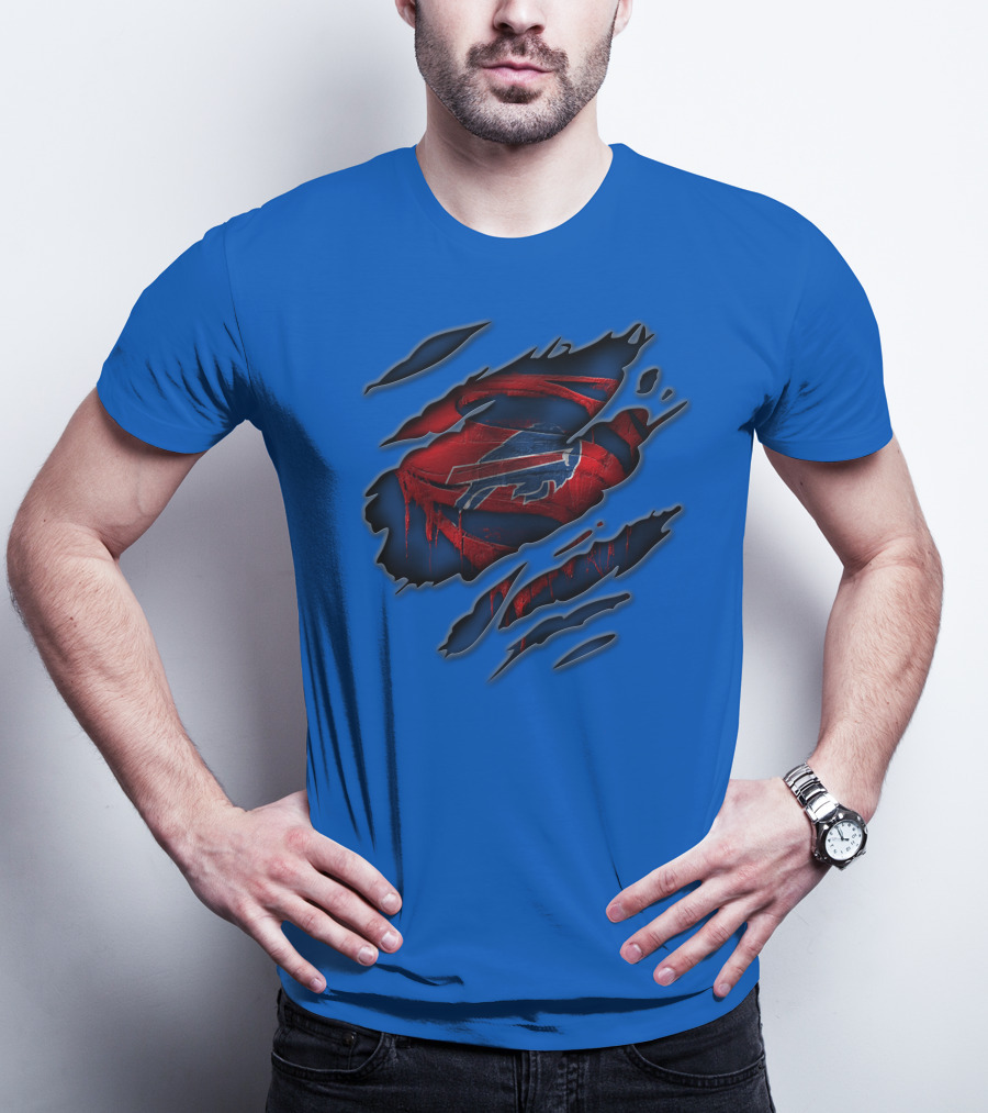 Buffalo Bills Logo Claw Design 81 T-Shirt
