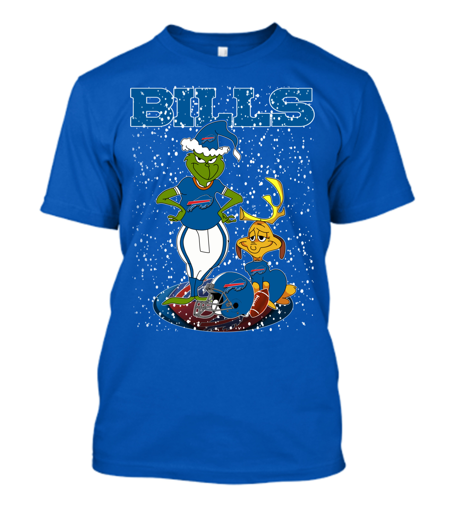 Grinchxmas Bills Christmas NFL Buffalo Bills Football Grinch T-Shirt