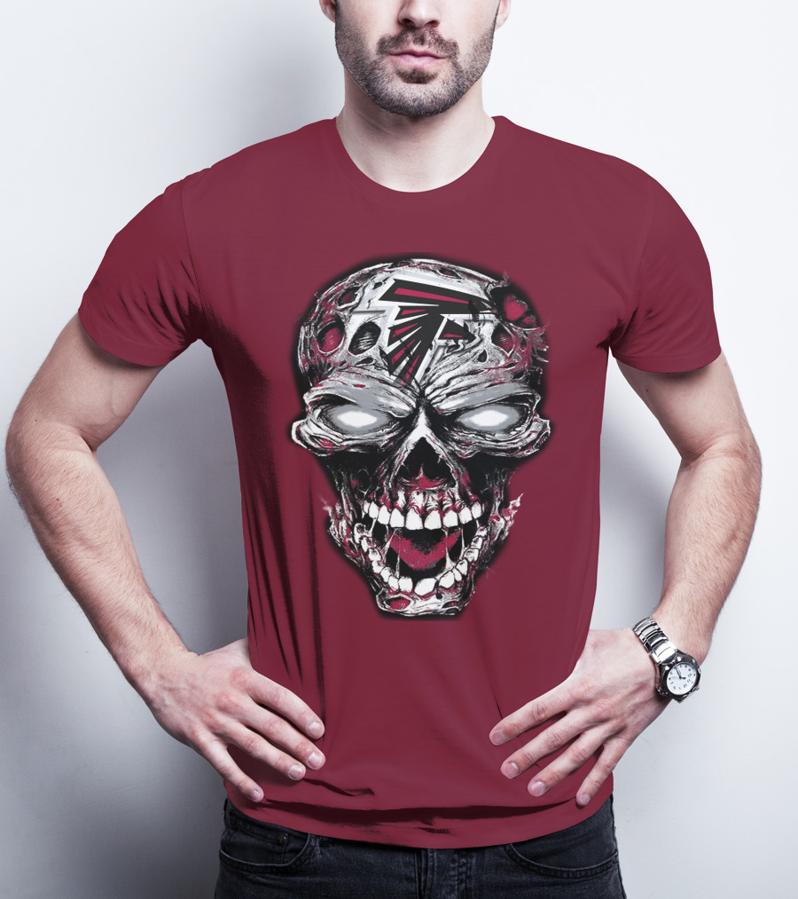 Atlanta Falcons Skull T-Shirt