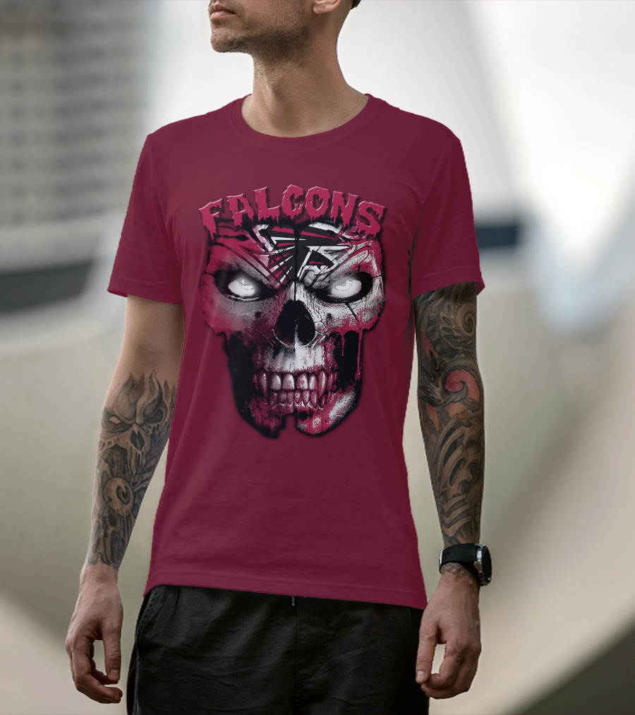 Falcons Skull Logo 64 T-Shirt