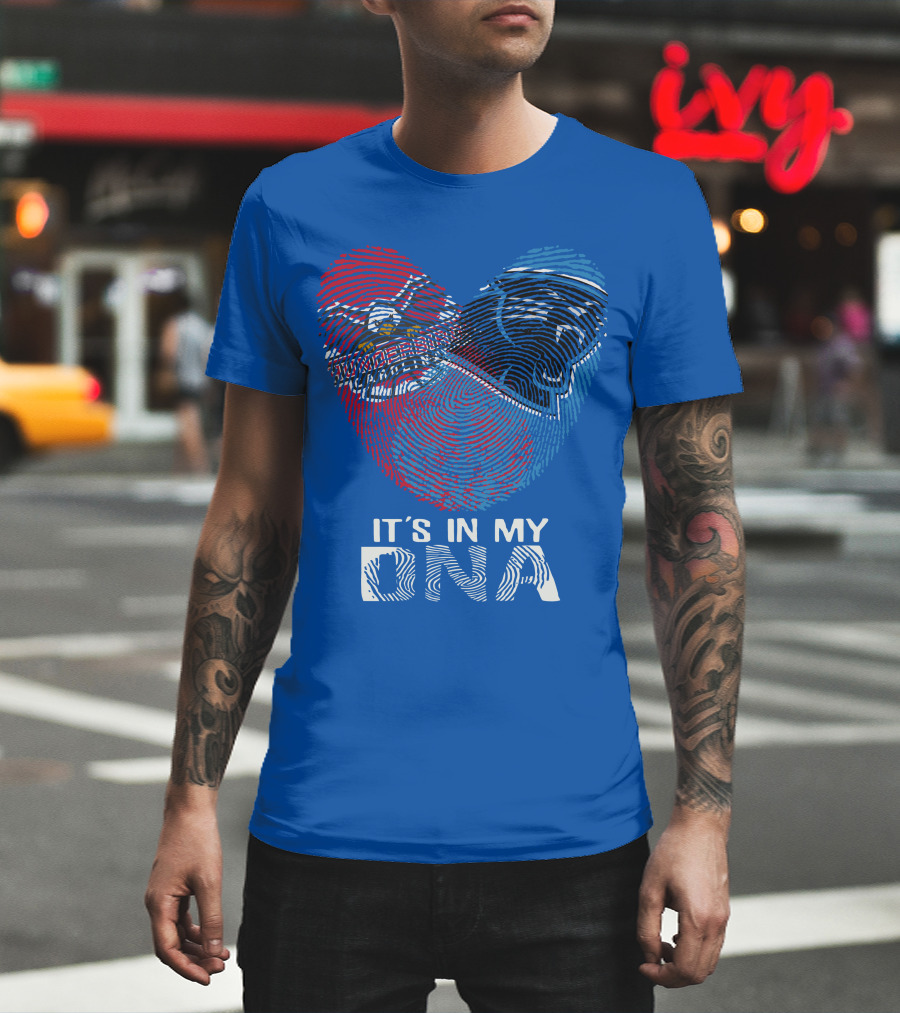 Carolina Panthers Tampa Bay Buccaneers It's In My Dna T-Shirt