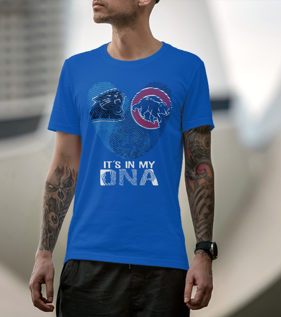 Carolina Panthers Buffalo Bills It's In My Dna T-Shirt