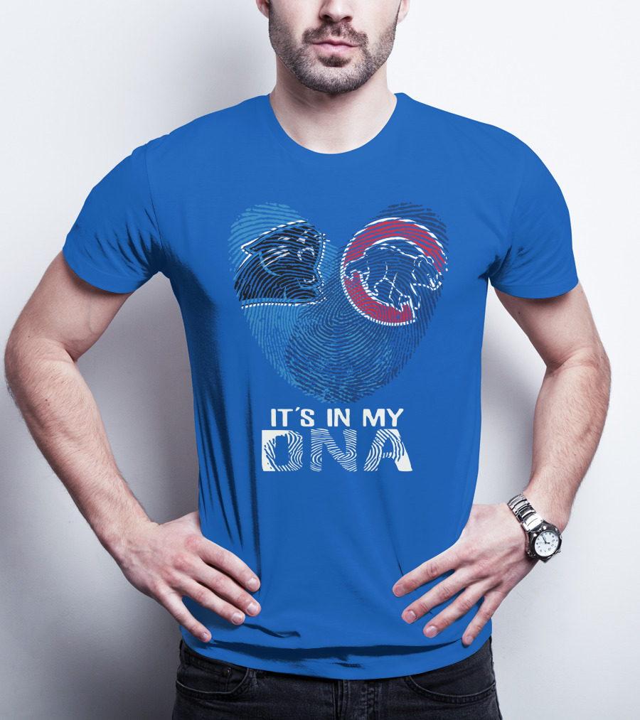 Carolina Panthers Buffalo Bills It's In My Dna T-Shirt