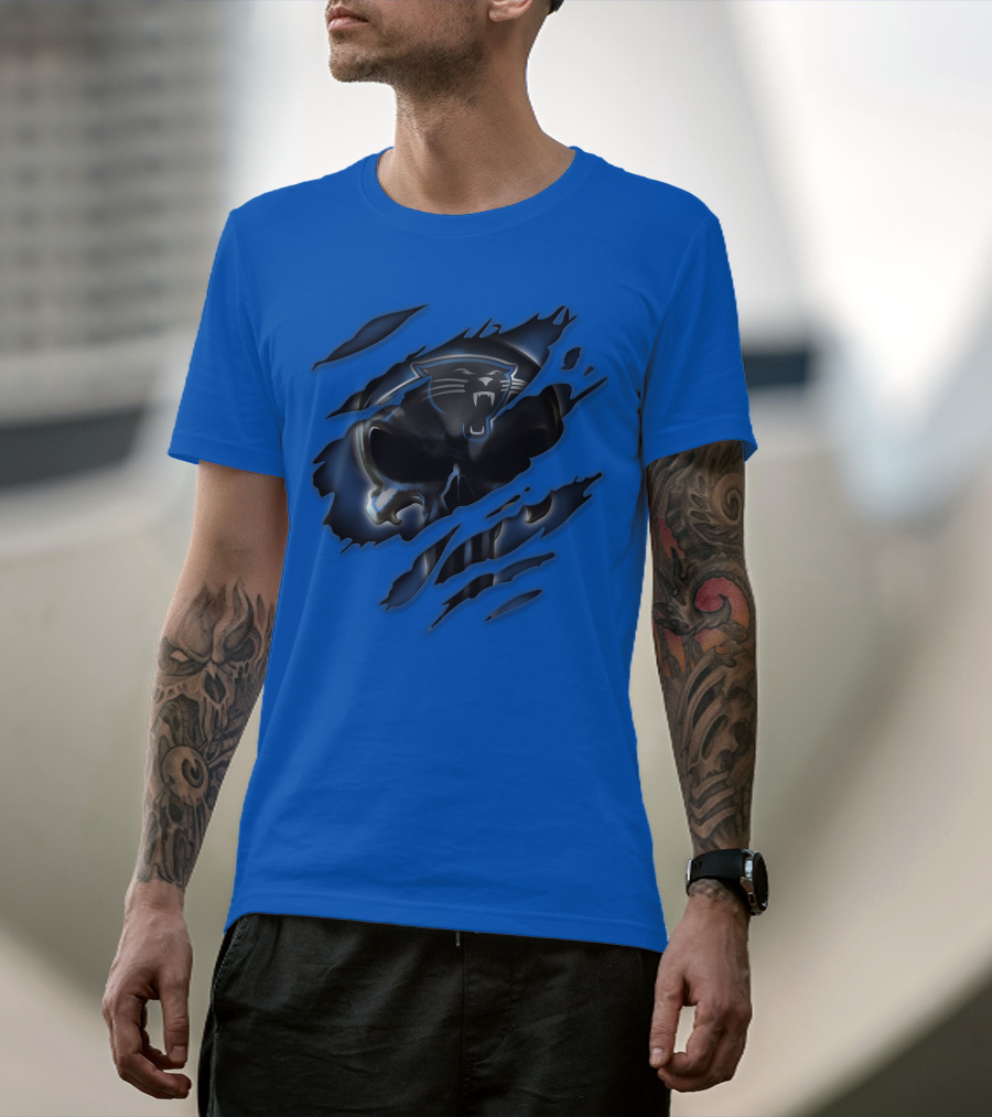 Carolina Panthers 49 Claw Mark T-Shirt