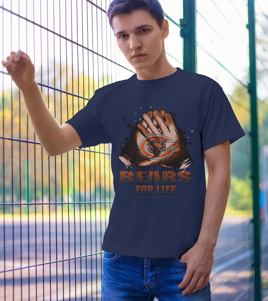 Chicago Bears For Life Logo T-Shirt