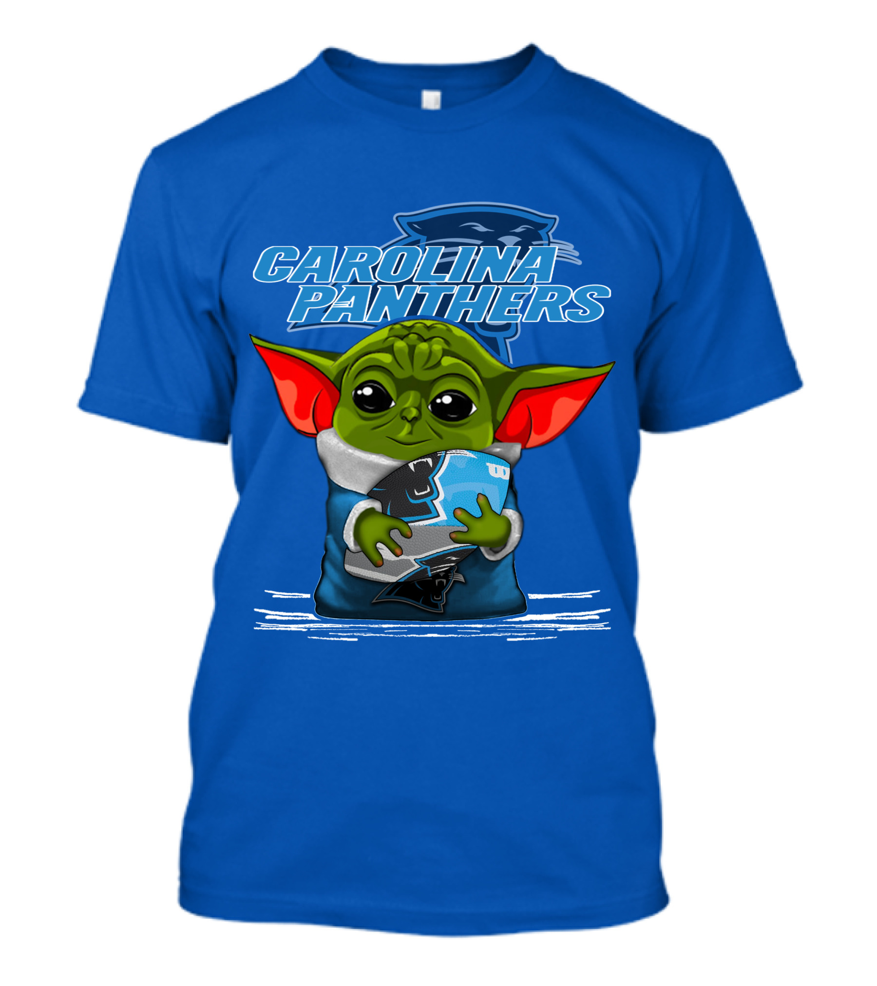 Yoda Carolina Panthers Football Fan T-Shirt
