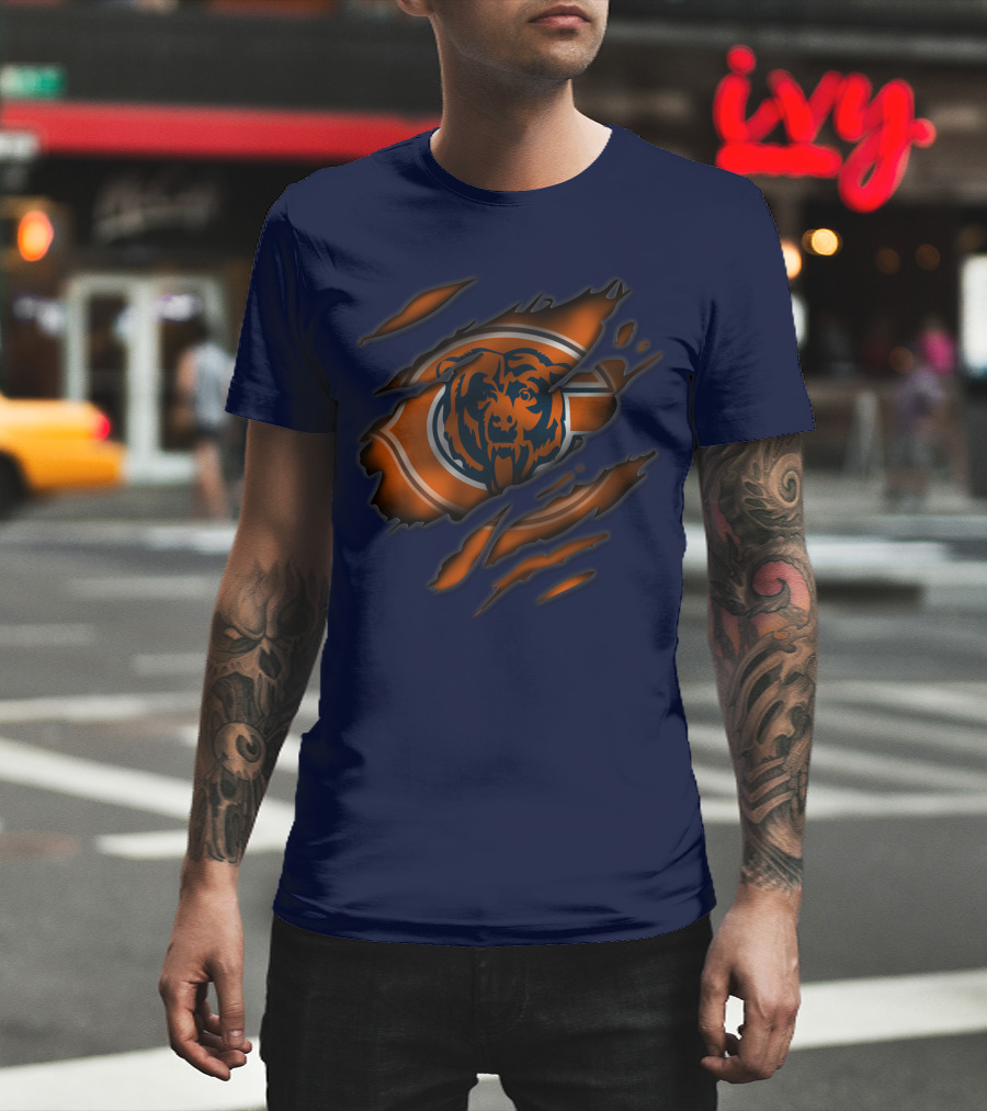 Chicago Bears 42 Claw Scratches T-Shirt