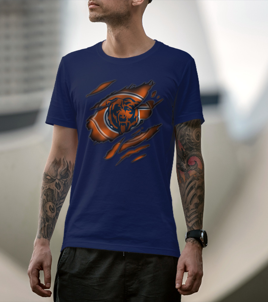 Chicago Bears 42 Claw Scratches T-Shirt