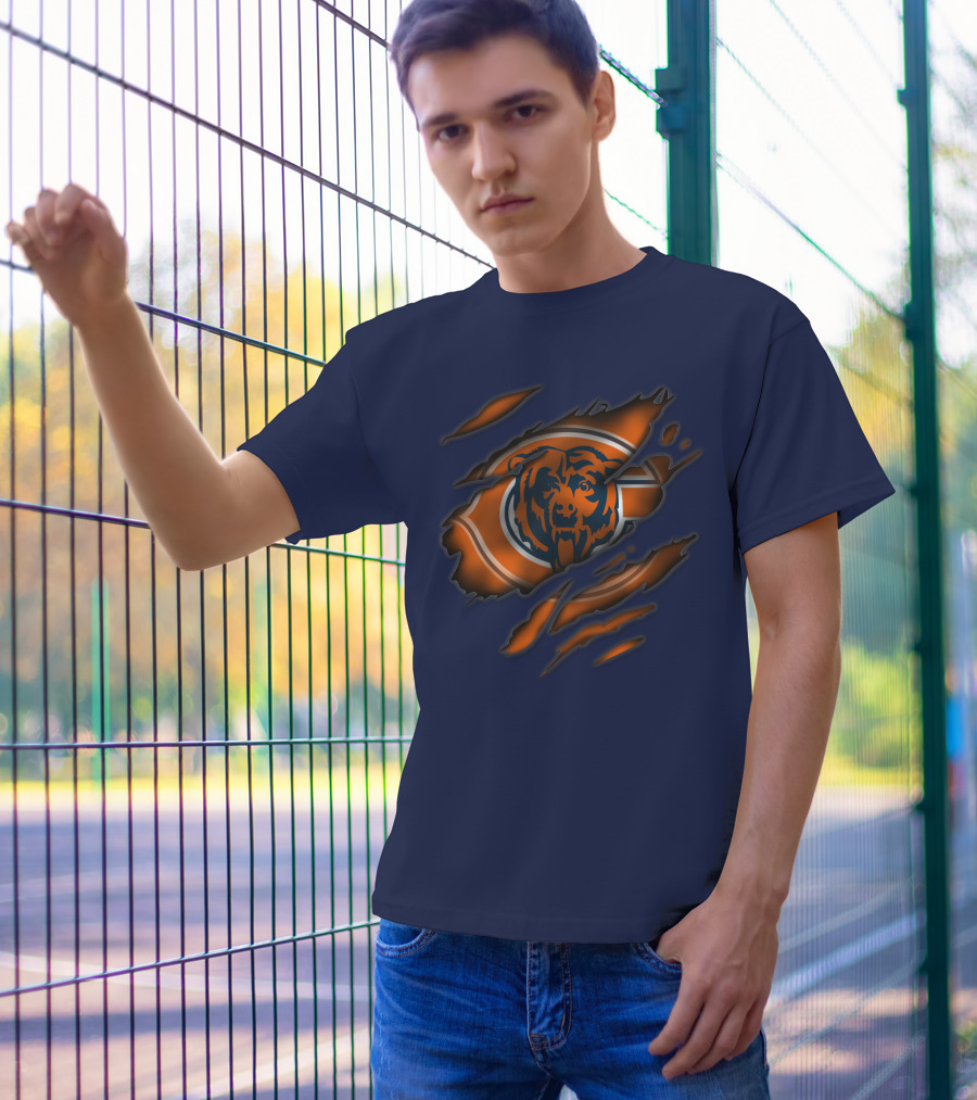 Chicago Bears 42 Claw Scratches T-Shirt