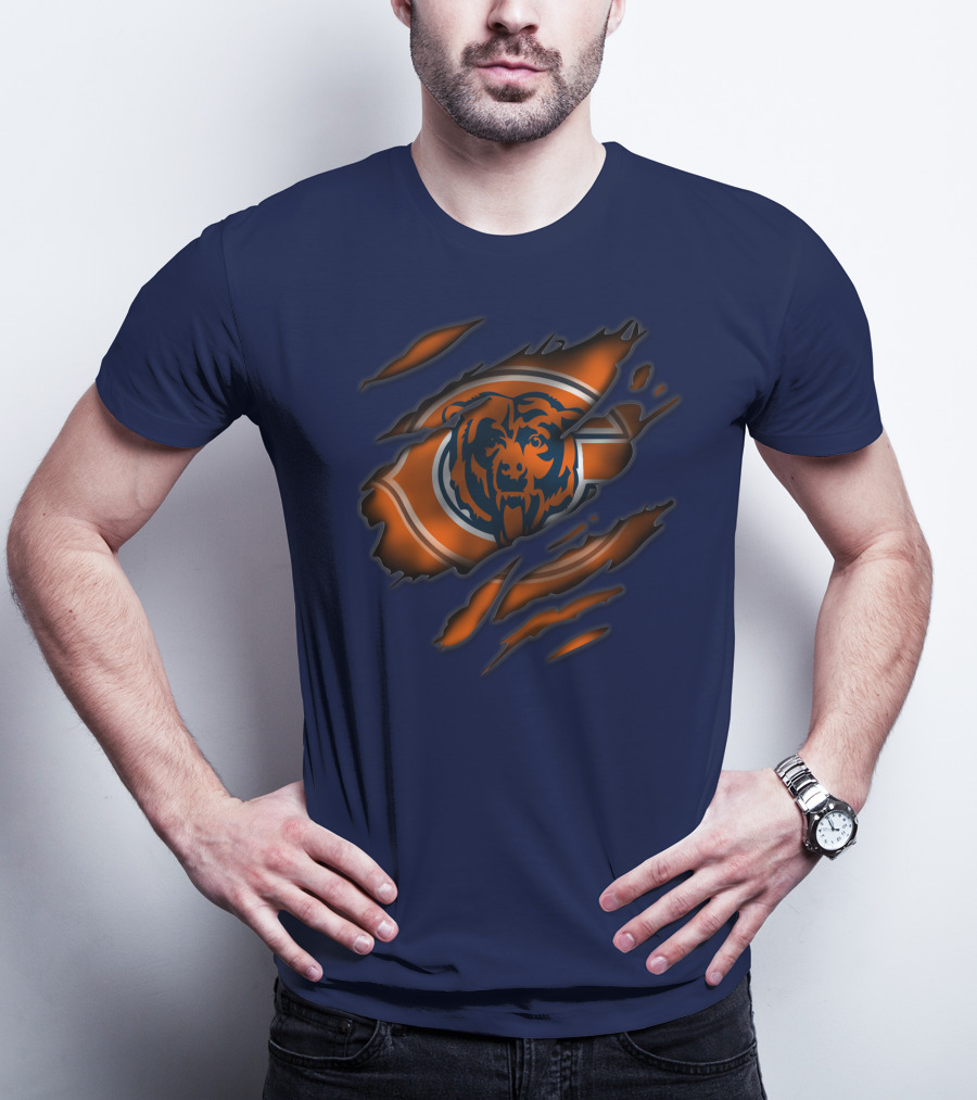 Chicago Bears 42 Claw Scratches T-Shirt