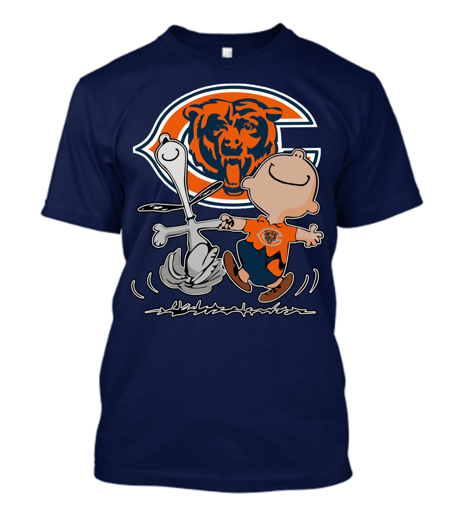 Chicago Bears Peanuts Character Celebration T-Shirt