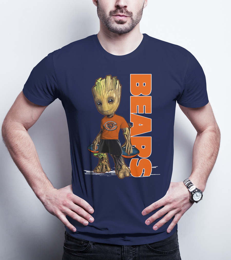 Groot Bears Chicago Nfl Football Fan T-Shirt