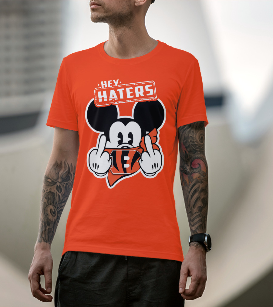Hey Haters Mick V2 Cincinnati Bengals T-Shirt