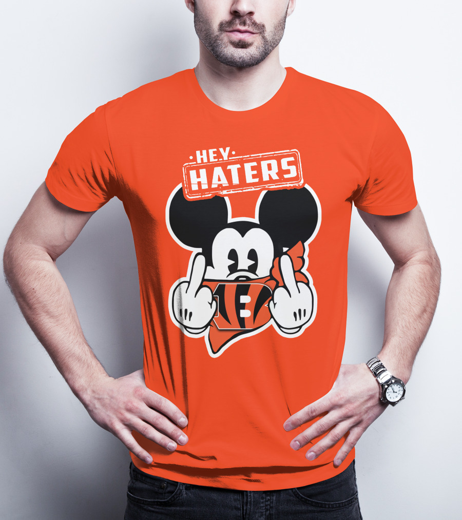 Hey Haters Mick V2 Cincinnati Bengals T-Shirt