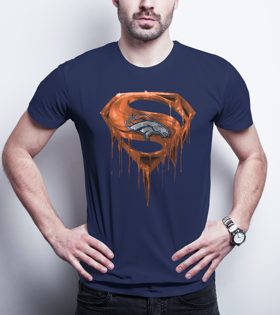 Superman Denver Broncos Fusion T-Shirt