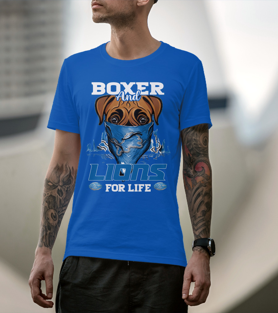 Boxer And Lions For Life T-Shirt