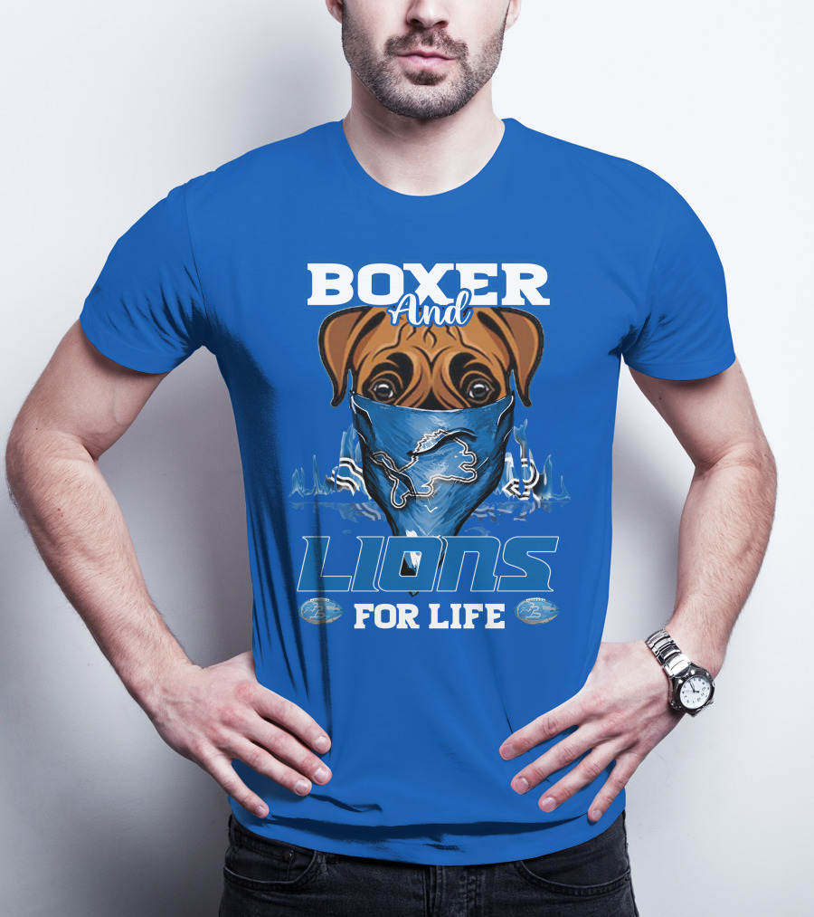 Boxer And Lions For Life T-Shirt