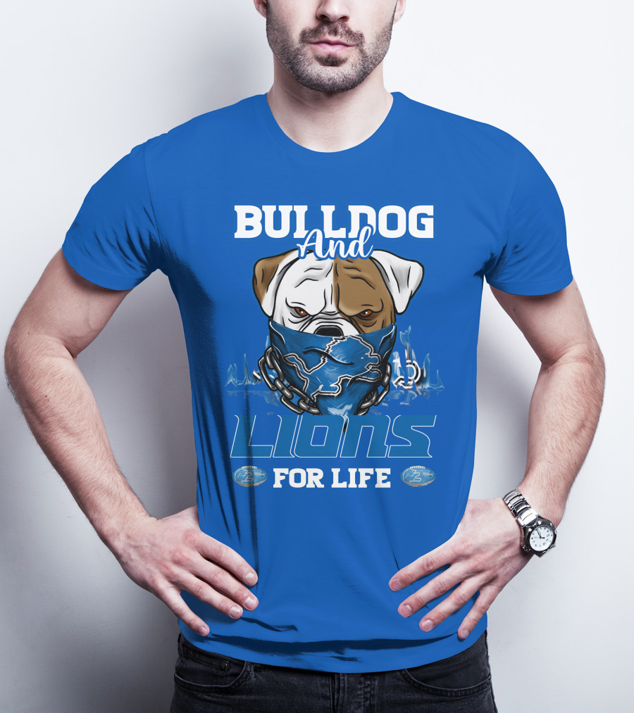 Bulldog And Lions For Life T-Shirt