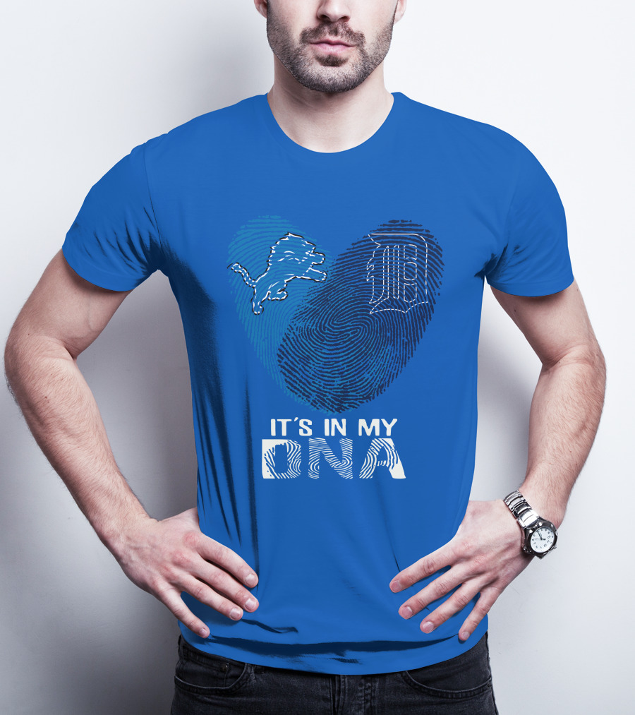 Detroit Lions Heart It's In My Dna T-Shirt