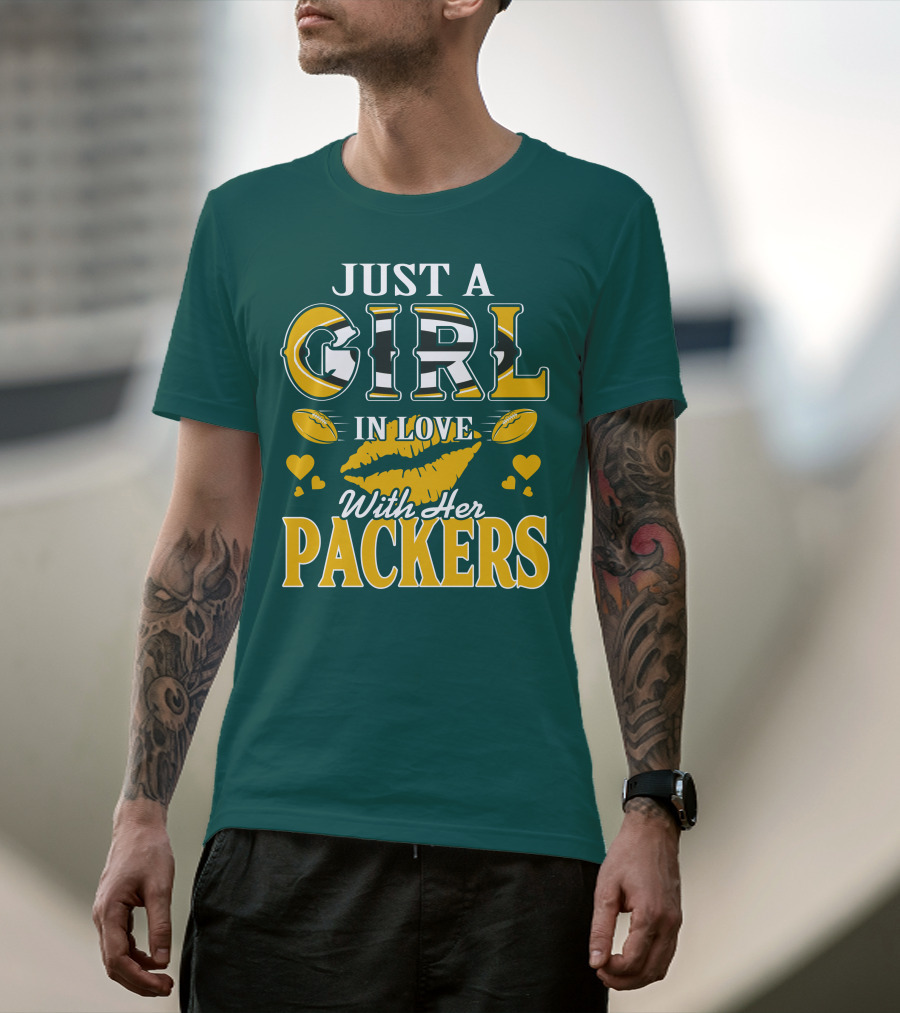 Just A Girl In Love With Her Packers T-Shirt