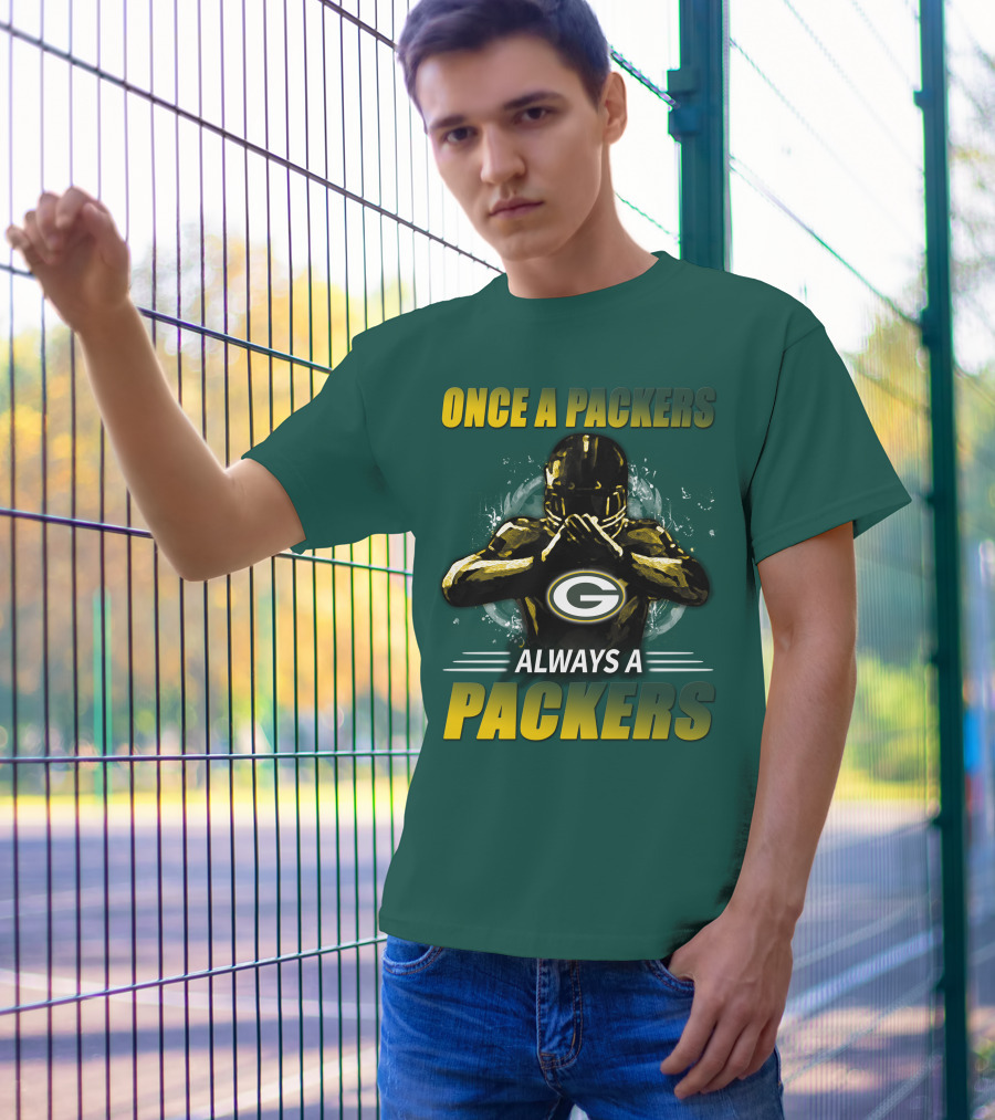 Once A Packers Always A Packers Green Bay Packers 38 T-Shirt