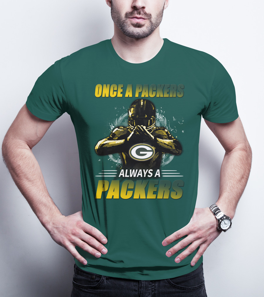 Once A Packers Always A Packers Green Bay Packers 38 T-Shirt