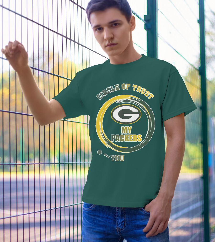 Circle Of Trust My Packers Green Bay Packers T-Shirt