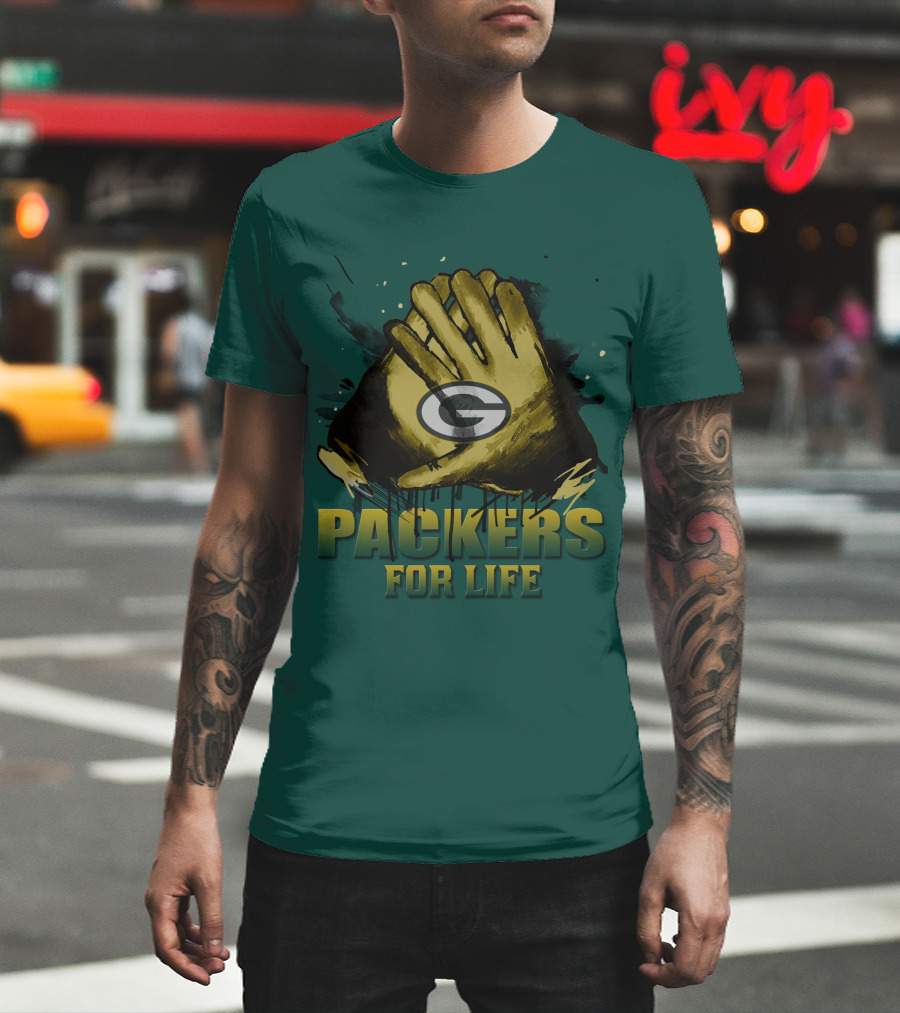 Packers For Life Green Bay Packers T-Shirt