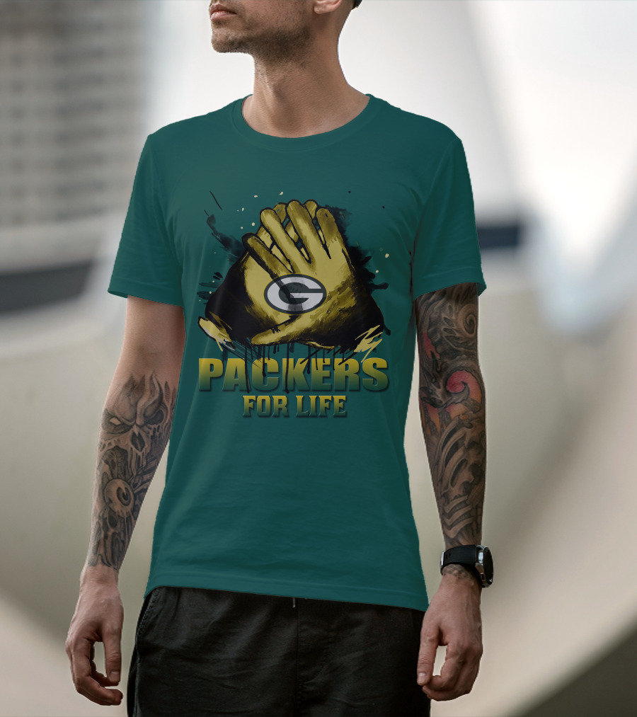 Packers For Life Green Bay Packers T-Shirt