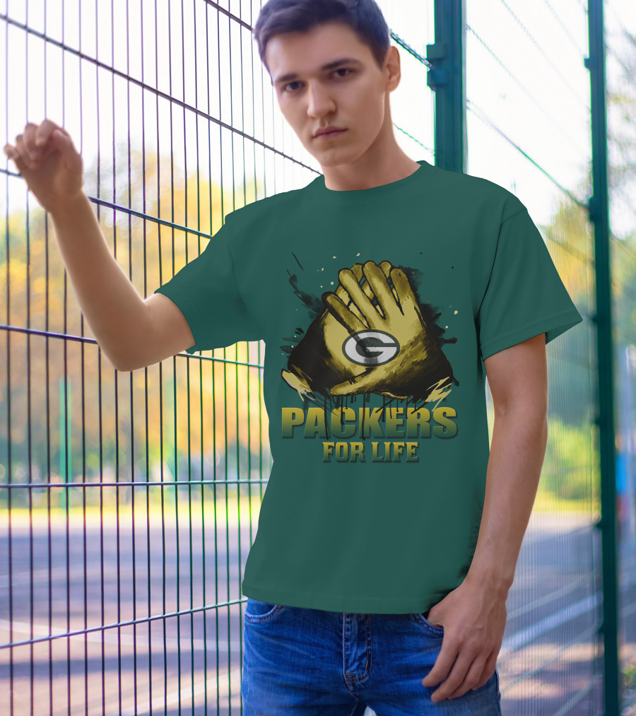 Packers For Life Green Bay Packers T-Shirt