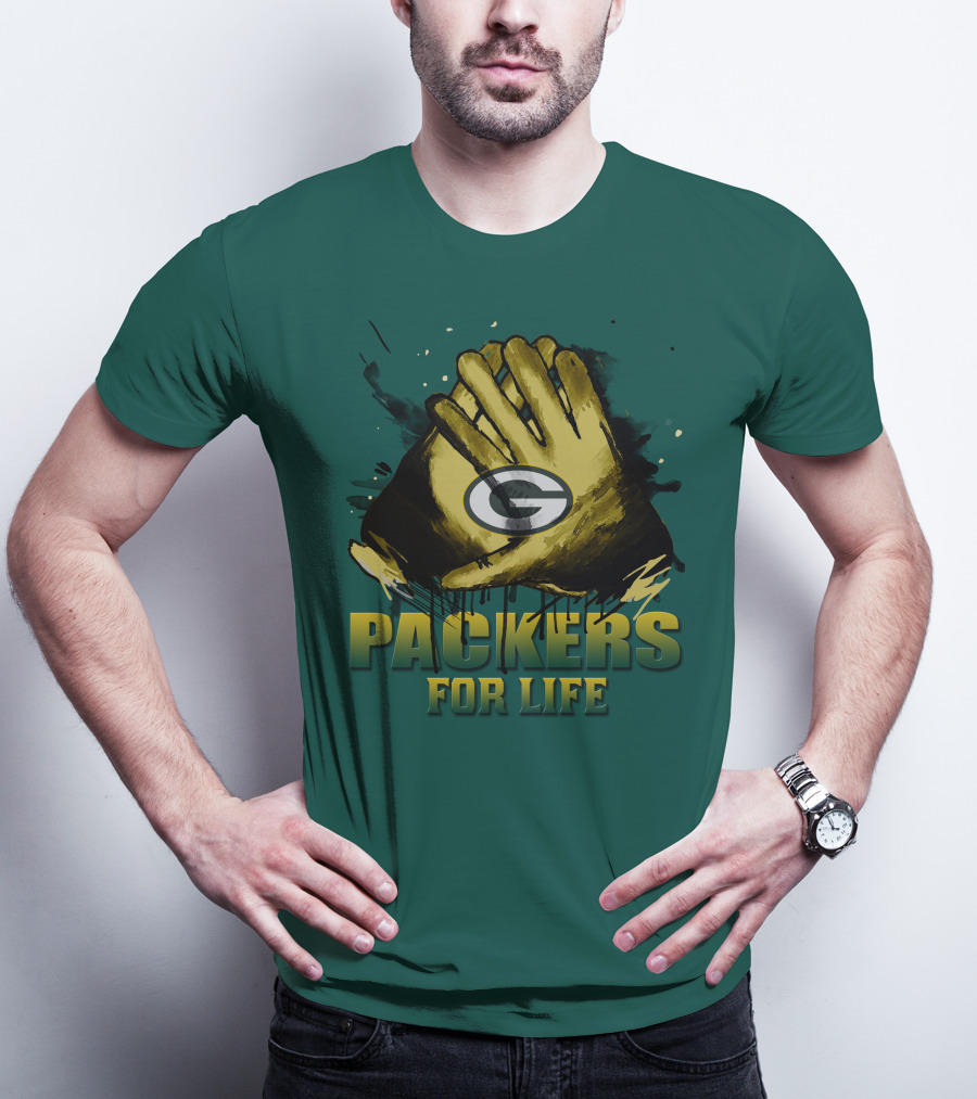 Packers For Life Green Bay Packers T-Shirt